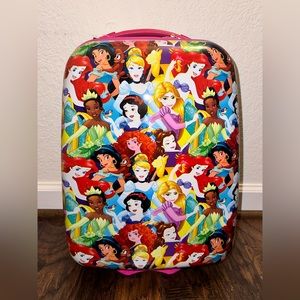 Disney | Other | Bioworld 65 Disney Princess Carryon Luggage Hard Shell ...
